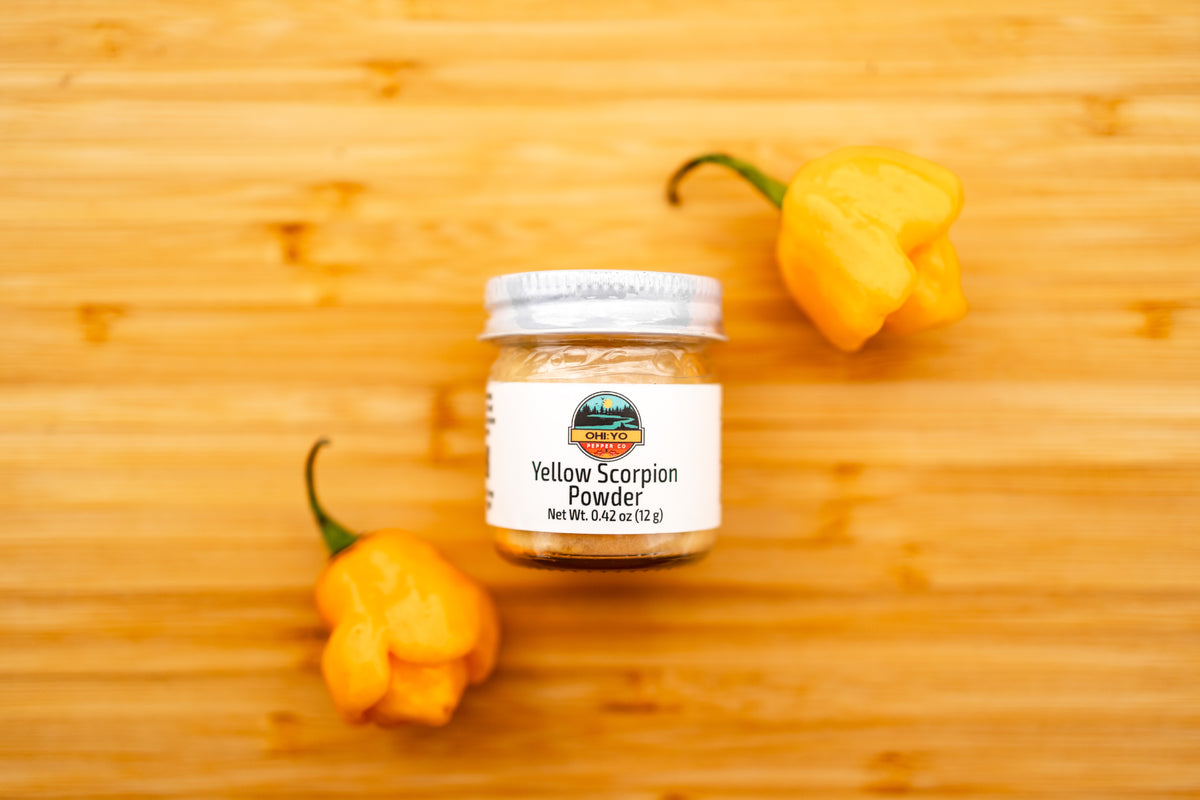 Yellow Scorpion Powder – Ohi:yo Pepper Co.